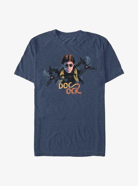 Marvel Spider-Man Doc Ock Portrait T-Shirt - BLUE | BoxLunch