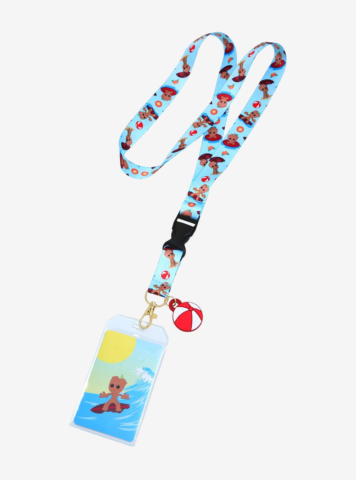 Loungefly Marvel Guardians of the Galaxy Little Groot Beach Lanyard ...