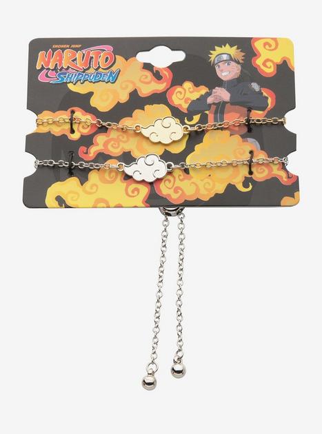 Naruto Shippuden Akatsuki Best Friend Chain Pull Bracelet Set | Hot Topic