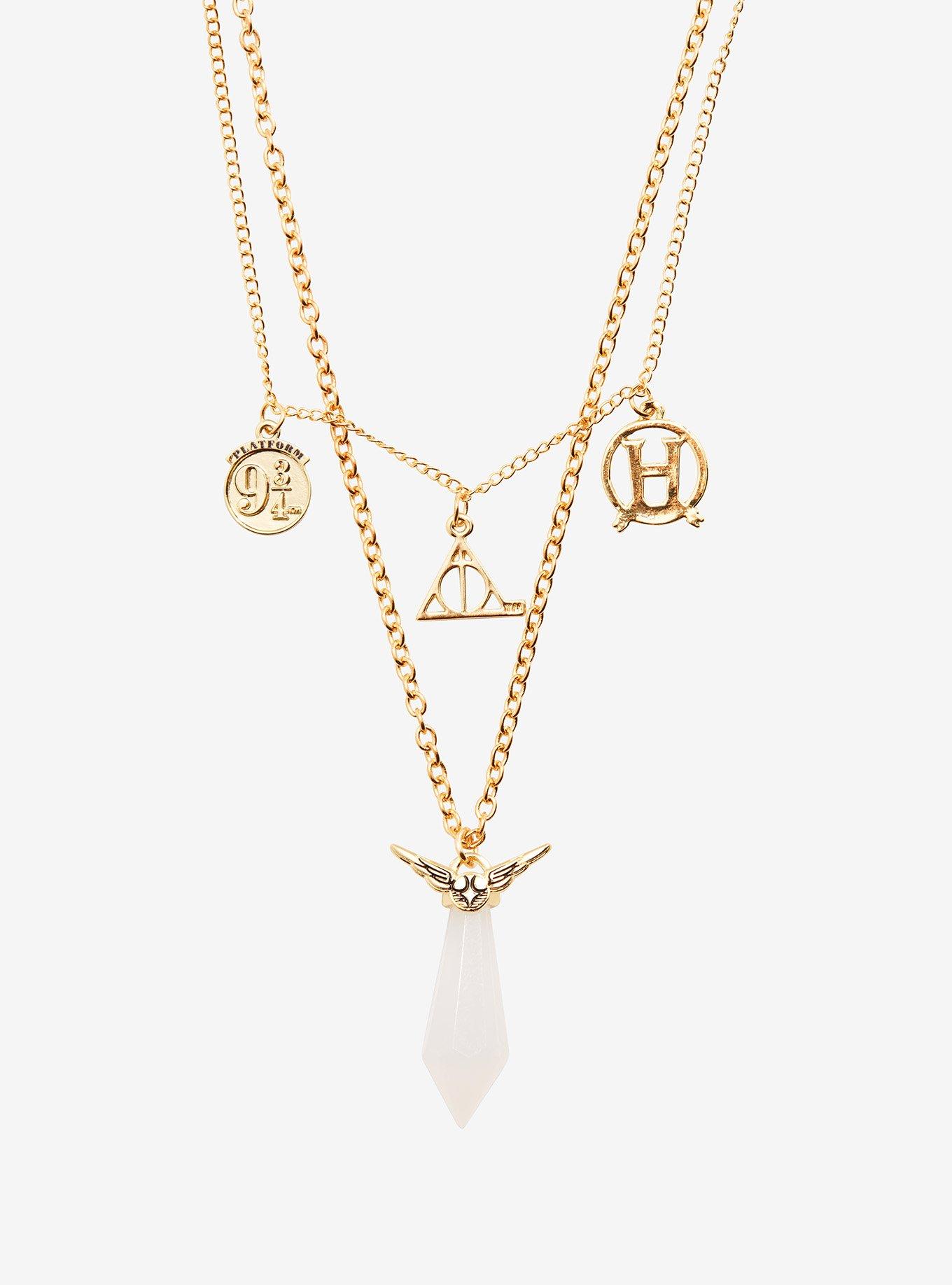 Harry Potter Icons Crystal Necklace Set | Hot Topic