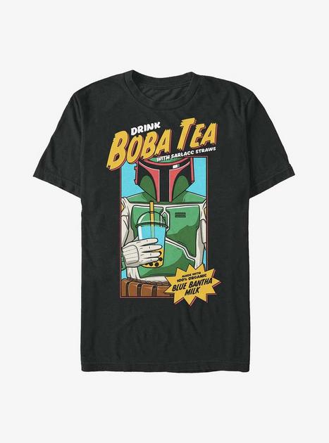 Star Wars Boba Fett Tea T-Shirt - BLACK | Hot Topic
