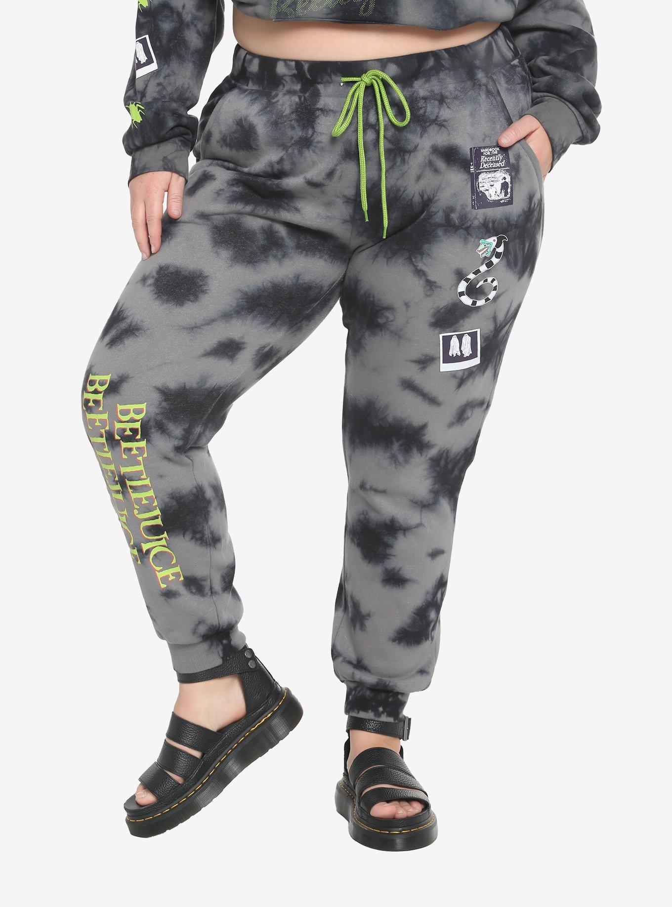 Beetlejuice Icons Tie Dye Girls Sweatpants Plus Size Hot Topic