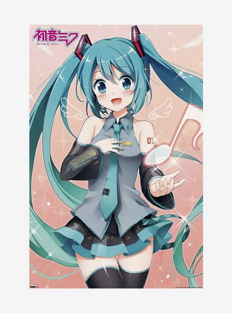 Hatsune Miku Music Note Poster | Hot Topic