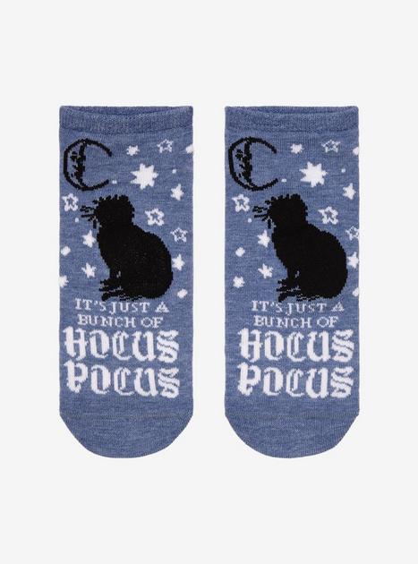 Disney Hocus Pocus Cat Glow-In-The-Dark No-Show Socks | Hot Topic