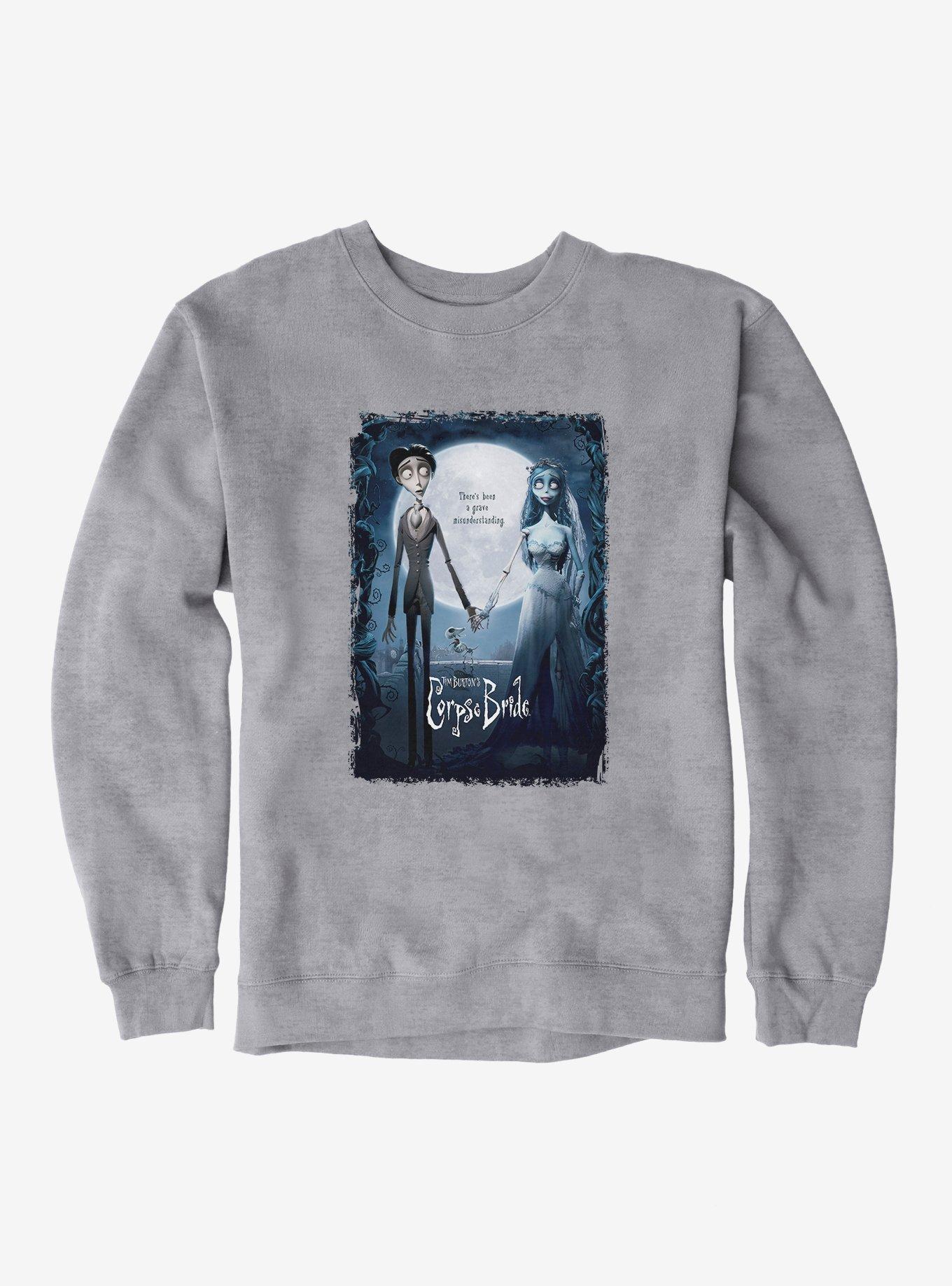 Corpse Bride Poster Sweatshirt - GREY | Hot Topic