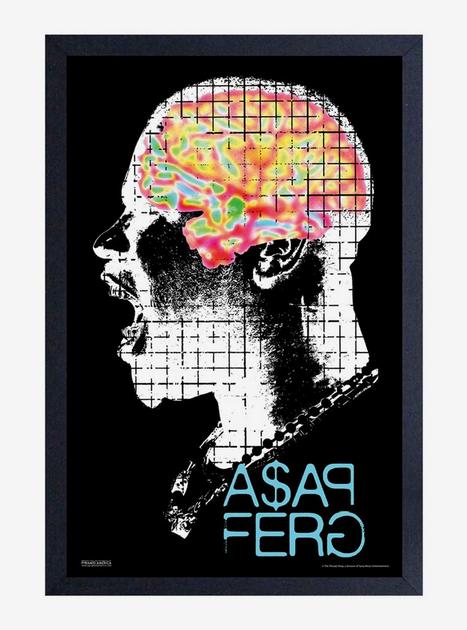 ASAP Ferg Scream Framed Wood Wall Art | BoxLunch