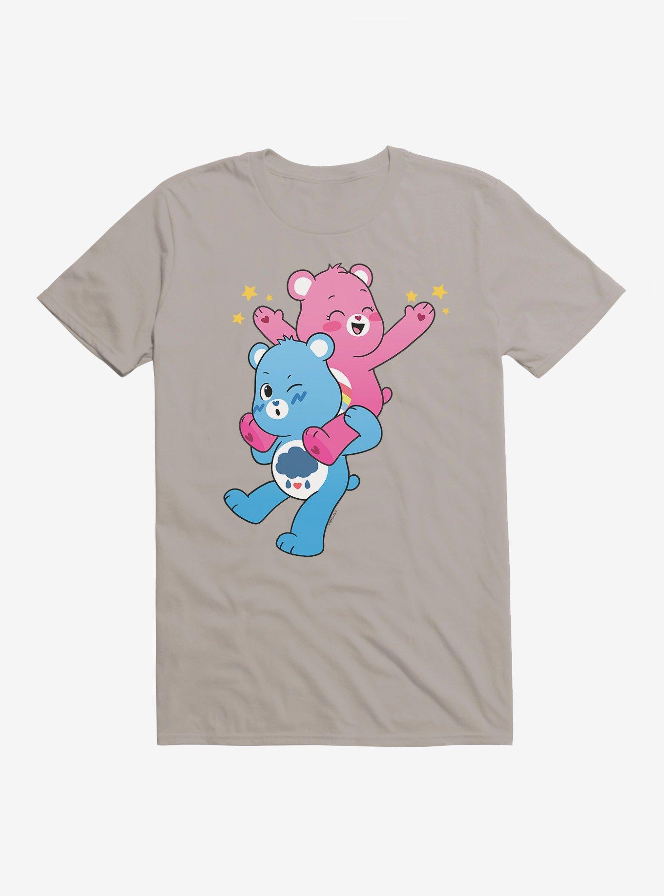 Care Bears Grumpy And Cheer Piggy Back Ride T-Shirt | BoxLunch