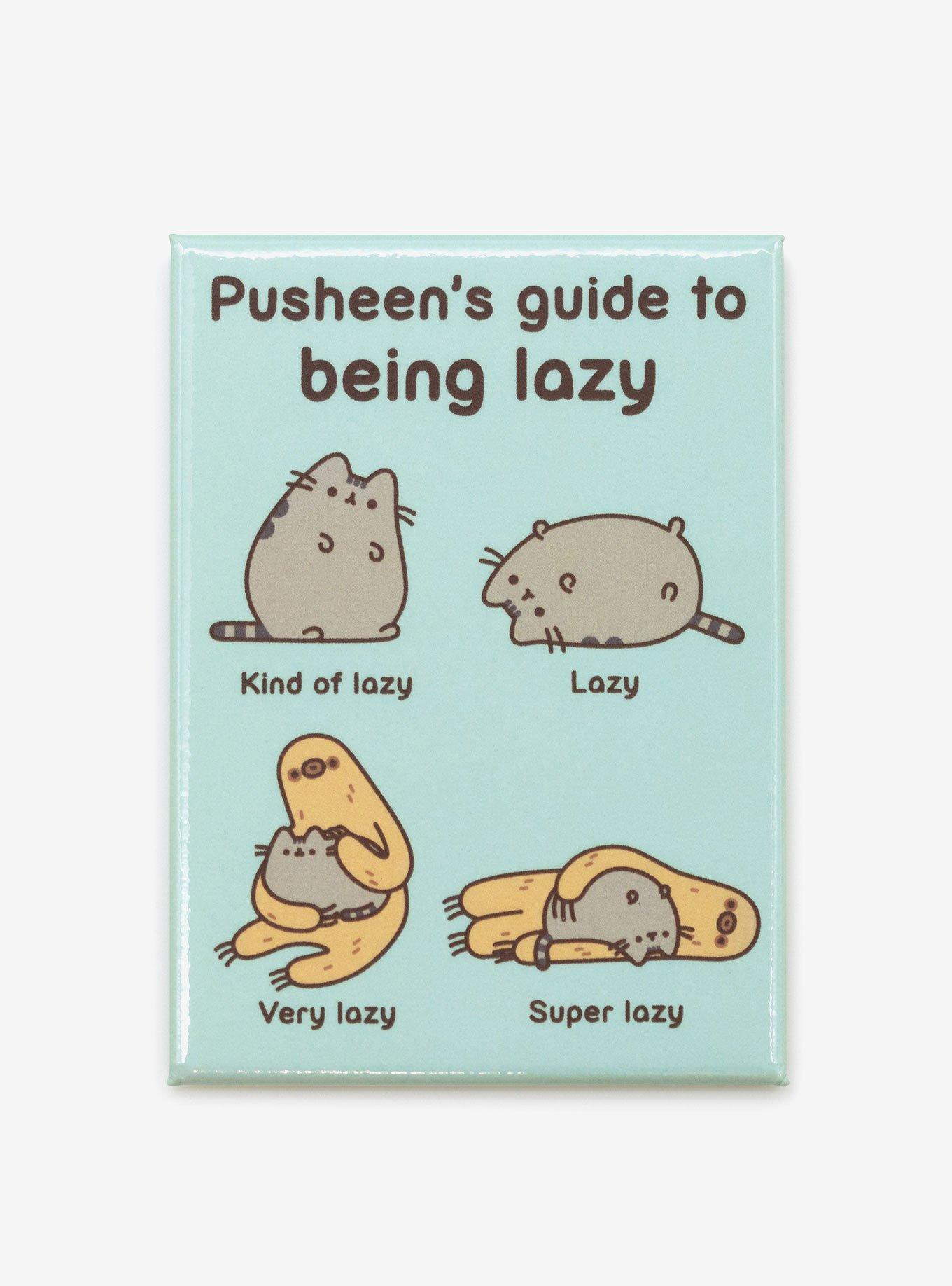 Pusheen Being Lazy Guide Magnet | Hot Topic
