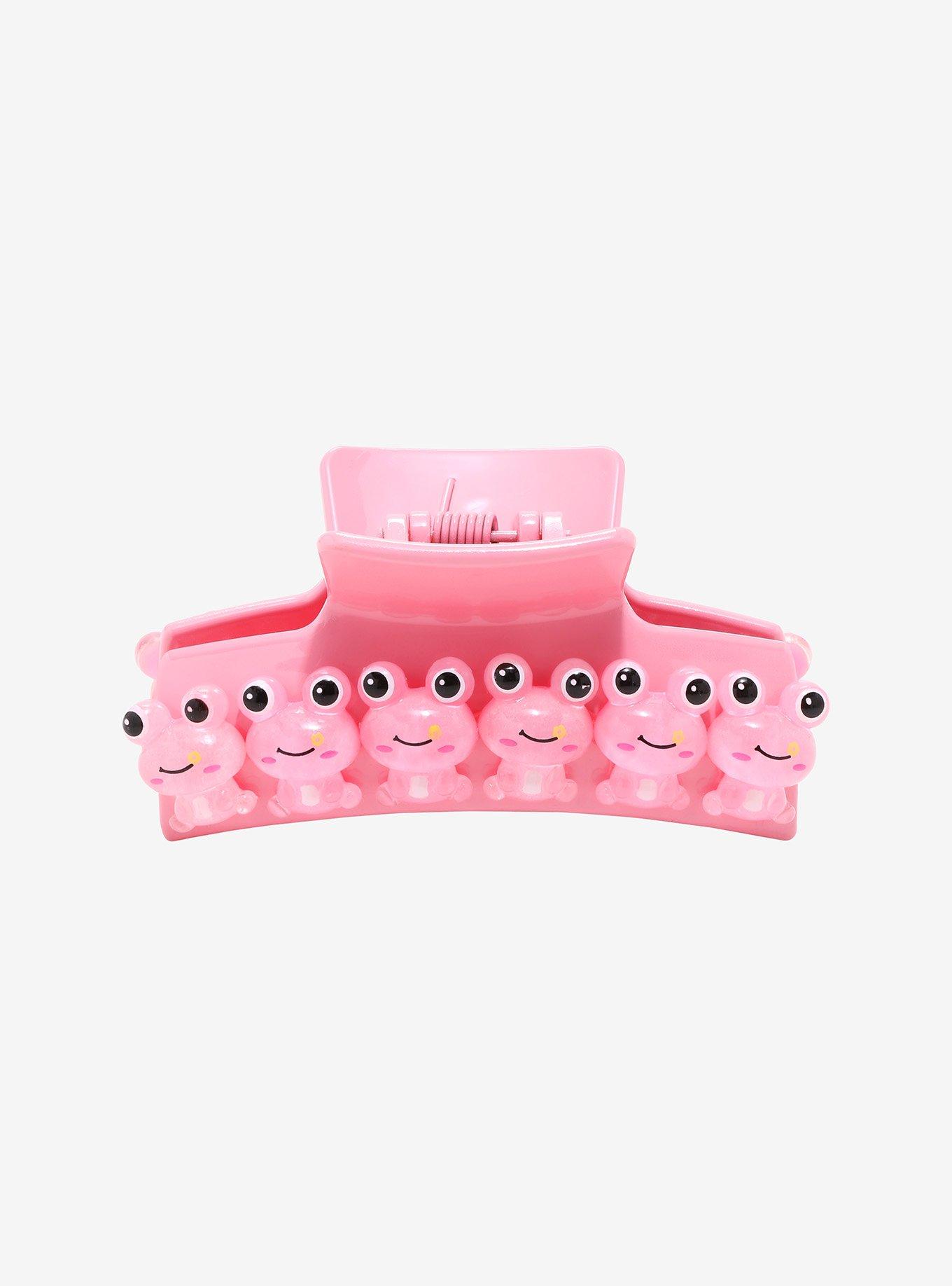 Pink Garden Frog Hair Clip | Hot Topic
