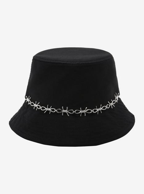 Barbed Wire Chain Bucket Hat | Hot Topic