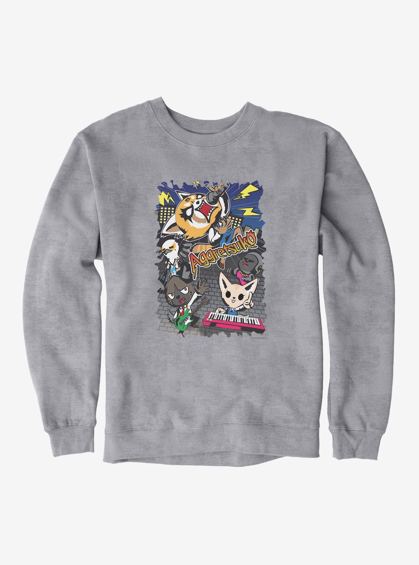 Aggretsuko Band Photo Sweatshirt | Hot Topic