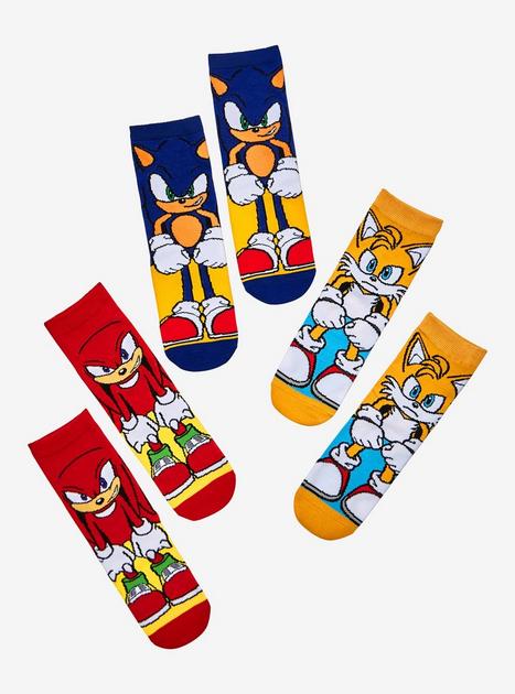 Sonic The Hedgehog Character Crew Sock 3 Pair | Hot Topic