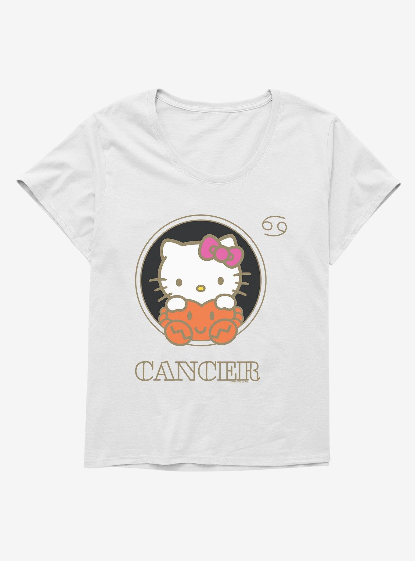 Hello Kitty Star Sign Cancer Stencil Girls T-Shirt Plus Size | Hot Topic
