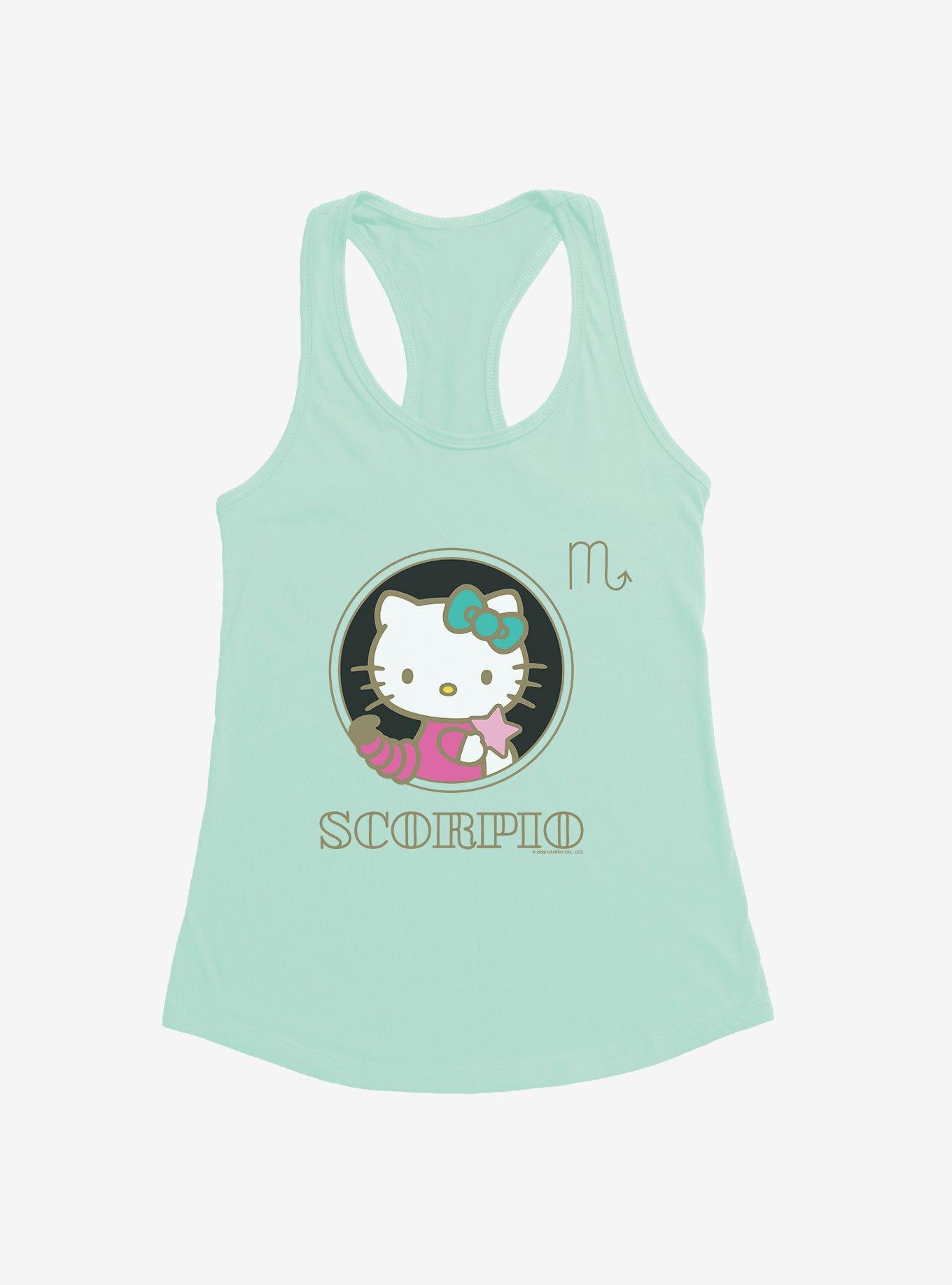 Hello Kitty Star Sign Scorpio Stencil Girls Tank