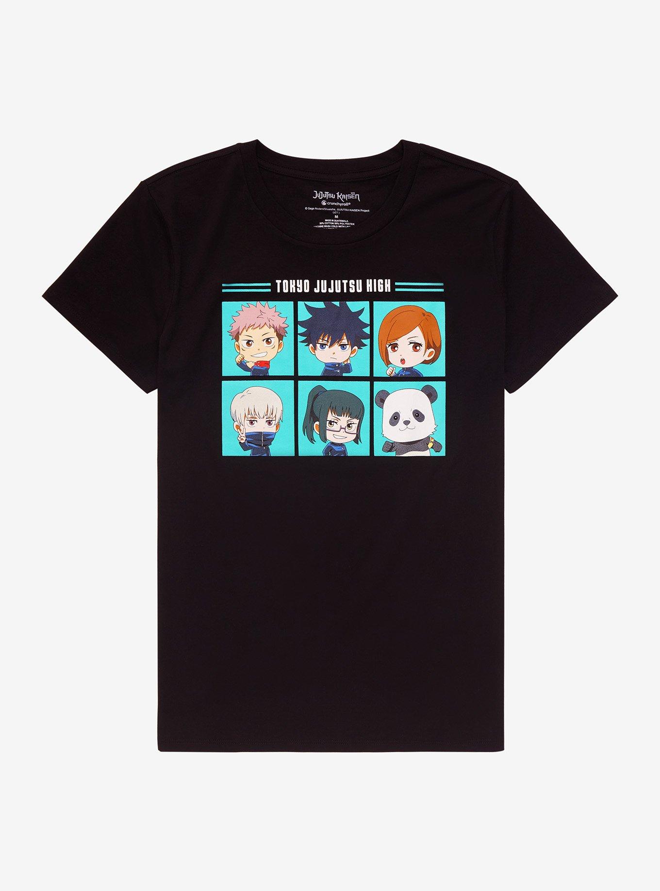 Jujutsu Kaisen Chibi Students Grid Girls T-Shirt | Hot Topic