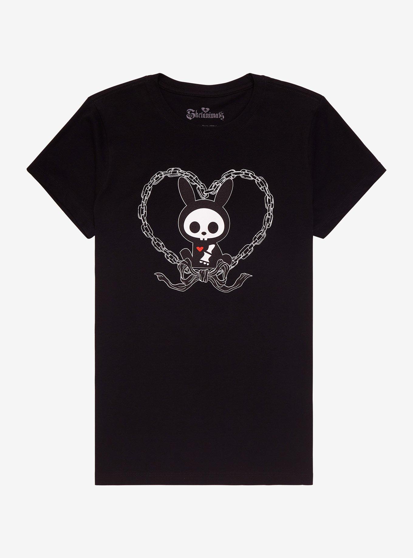 Skelanimals Jack Chain Heart Girls T-Shirt | Hot Topic