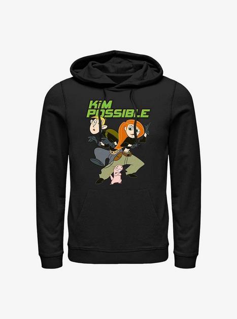 Disney Kim Possible Hero Logo Hoodie - BLACK | Hot Topic