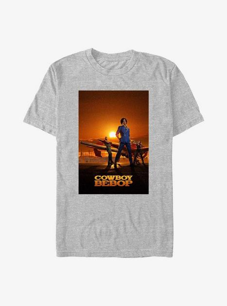 Cowboy Bebop Sunset Poster T-Shirt - GREY | Hot Topic