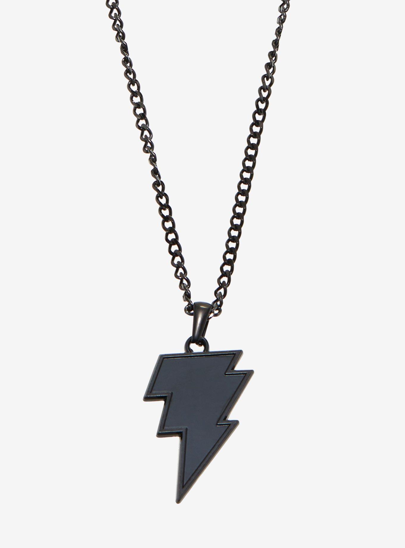 DC Comics Black Adam Lightning Bolt Necklace | Hot Topic