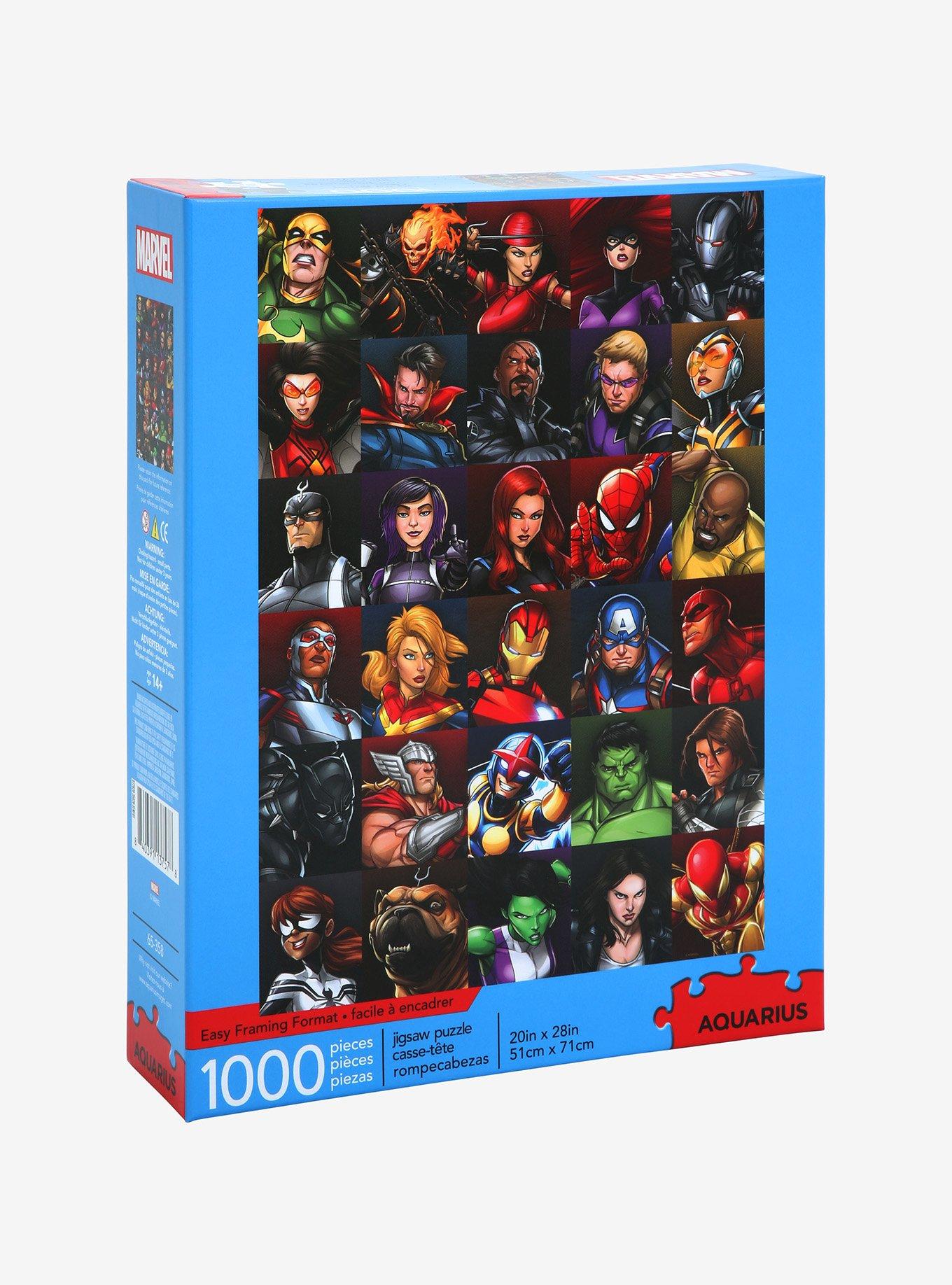 Marvel Heroes Grid Portrait 1000-Piece Puzzle | BoxLunch