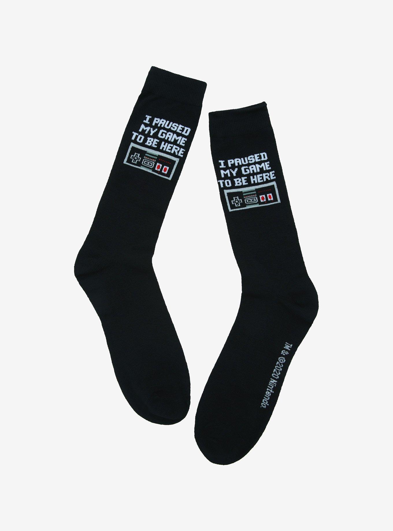 Nintendo Controller Crew Socks | Hot Topic