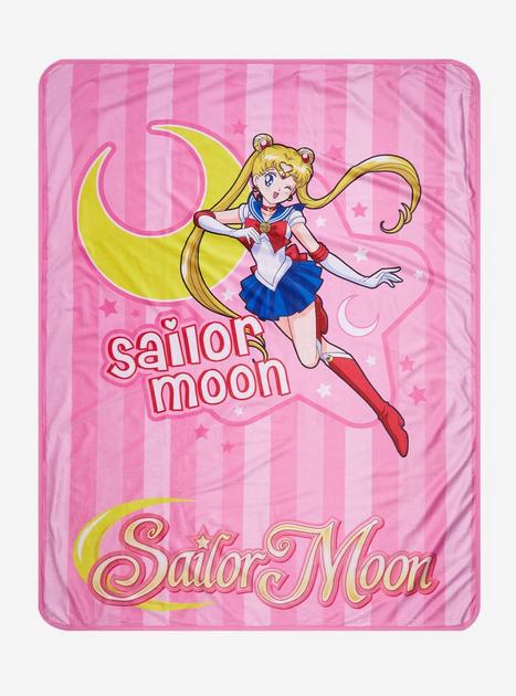 Sailor Moon Stripe Throw Blanket Hot Topic