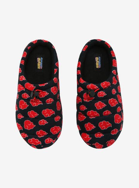 Naruto Shippuden Akatsuki Cloud Slippers | Hot Topic