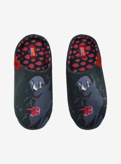 Naruto Shippuden Itachi Akatsuki Slippers | Hot Topic