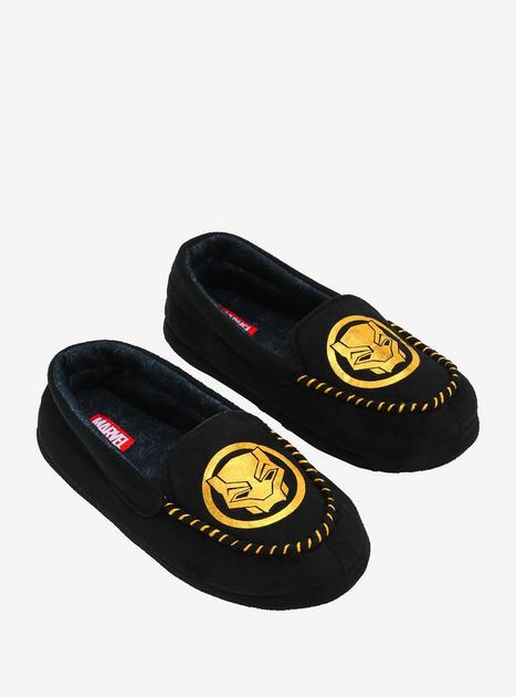 Marvel Black Panther: Wakanda Forever Logo Slippers | Hot Topic
