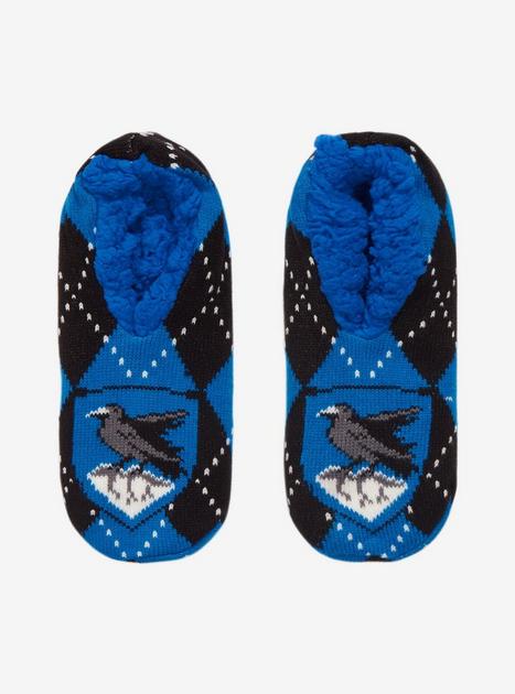 Harry Potter Ravenclaw Argyle Cozy Slippers | Hot Topic