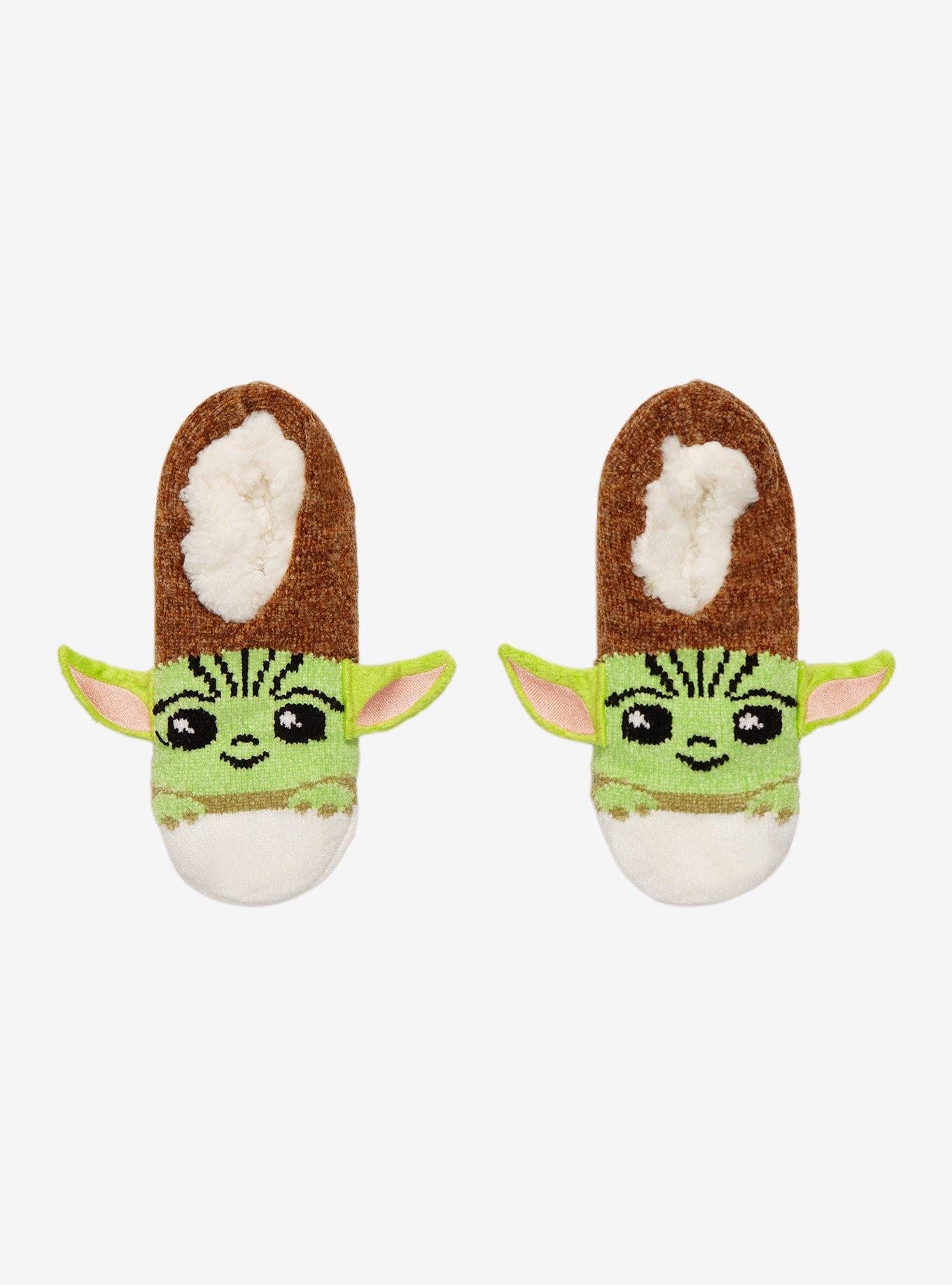 Star Wars The Mandalorian Grogu Cozy Slippers | Hot Topic