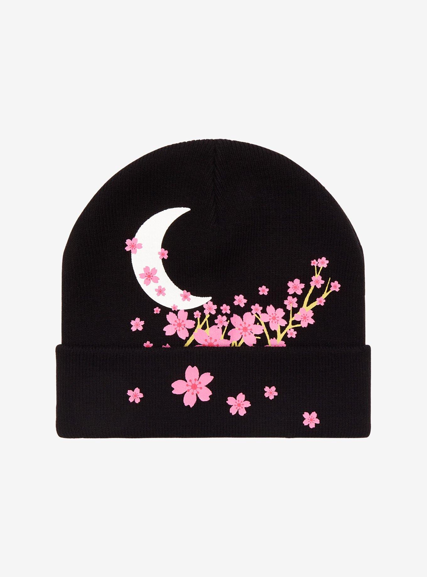 Cherry Blossom Moon Beanie | Hot Topic