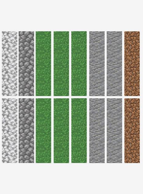 Minecraft Block Strips Peel And Stick Wall Decals | Hot Topic