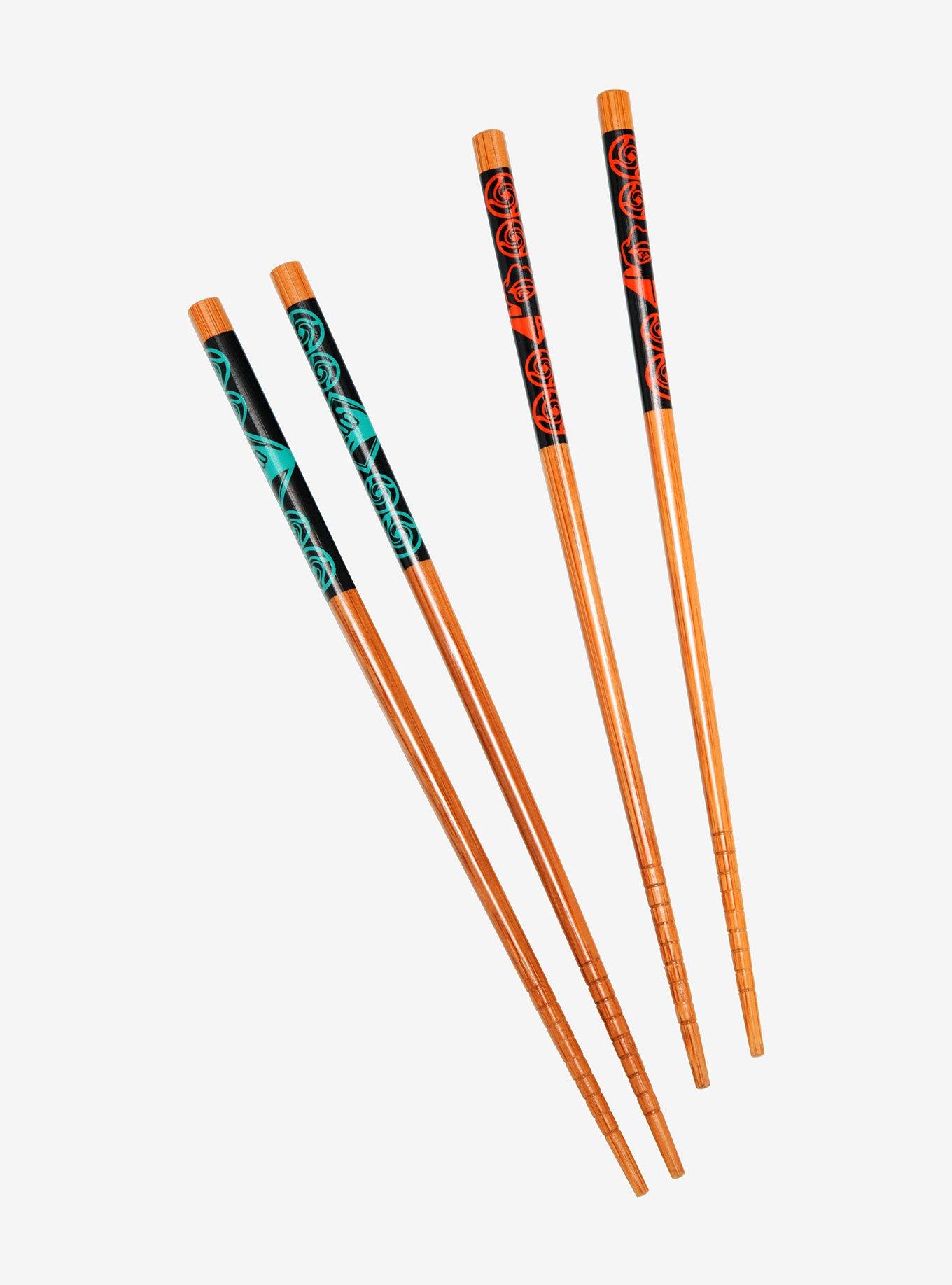 Jujutsu Kaisen Yuji & Megumi Symbol Chopstick Set | Hot Topic