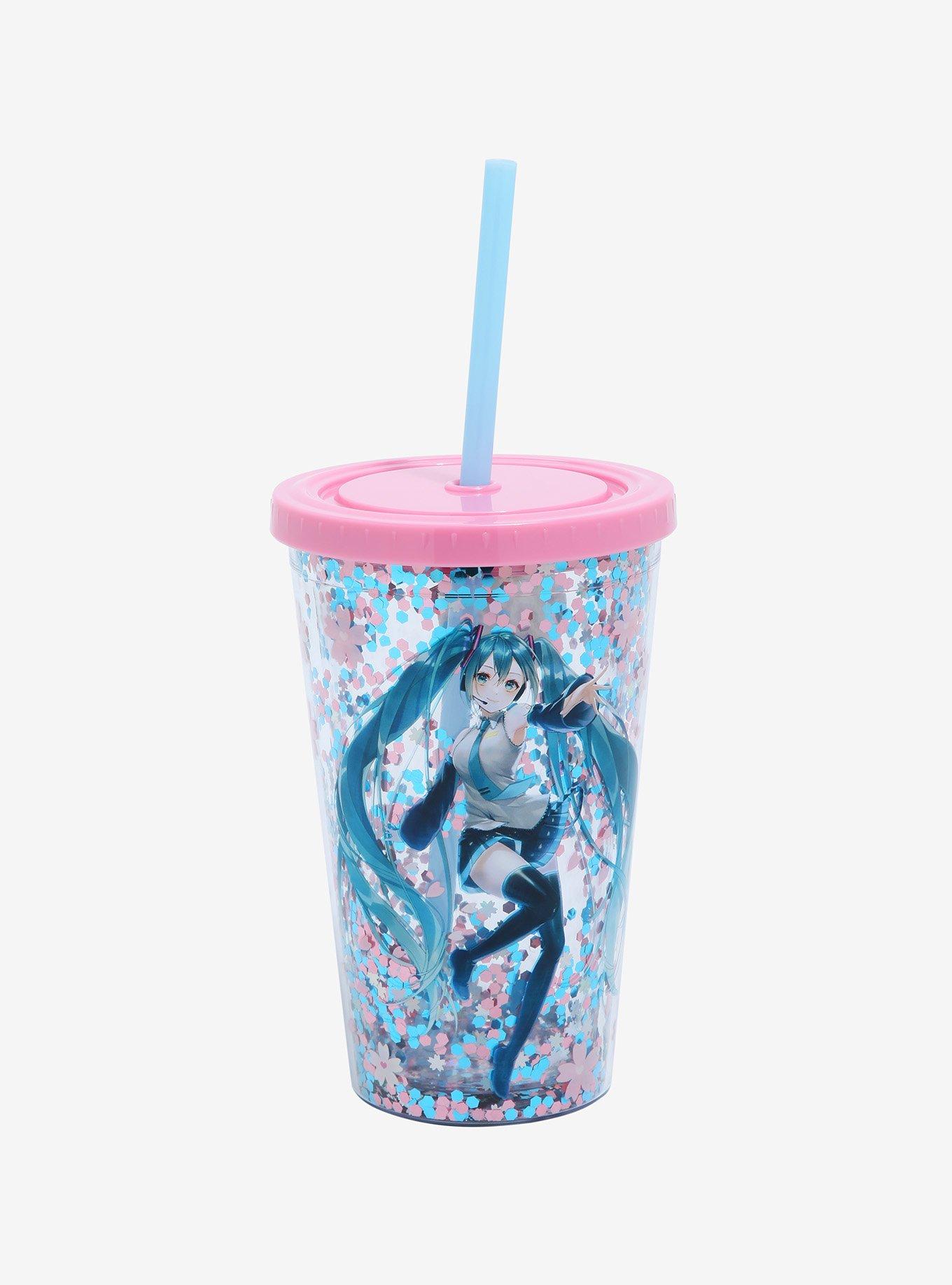 Hatsune Miku Glitter Acrylic Travel Cup | Hot Topic