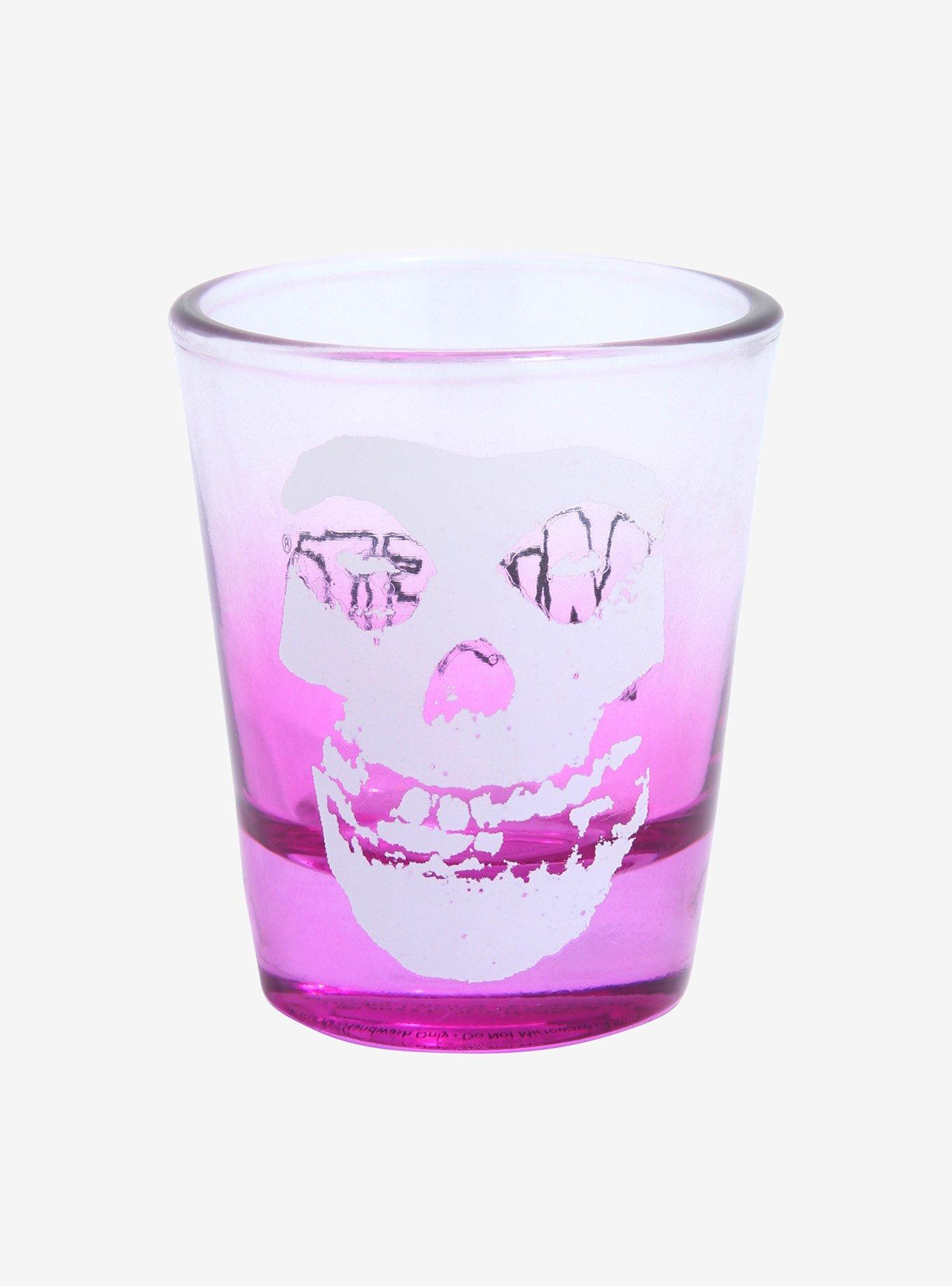 Misfits Fiend Skull Mini Glass Hot Topic