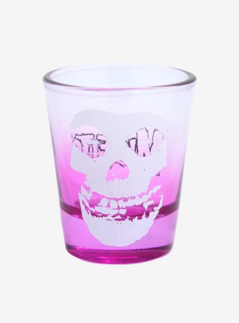 Misfits Fiend Skull Mini Glass Hot Topic