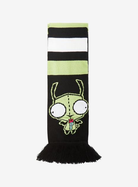 Invader Zim Stripe Scarf | Hot Topic