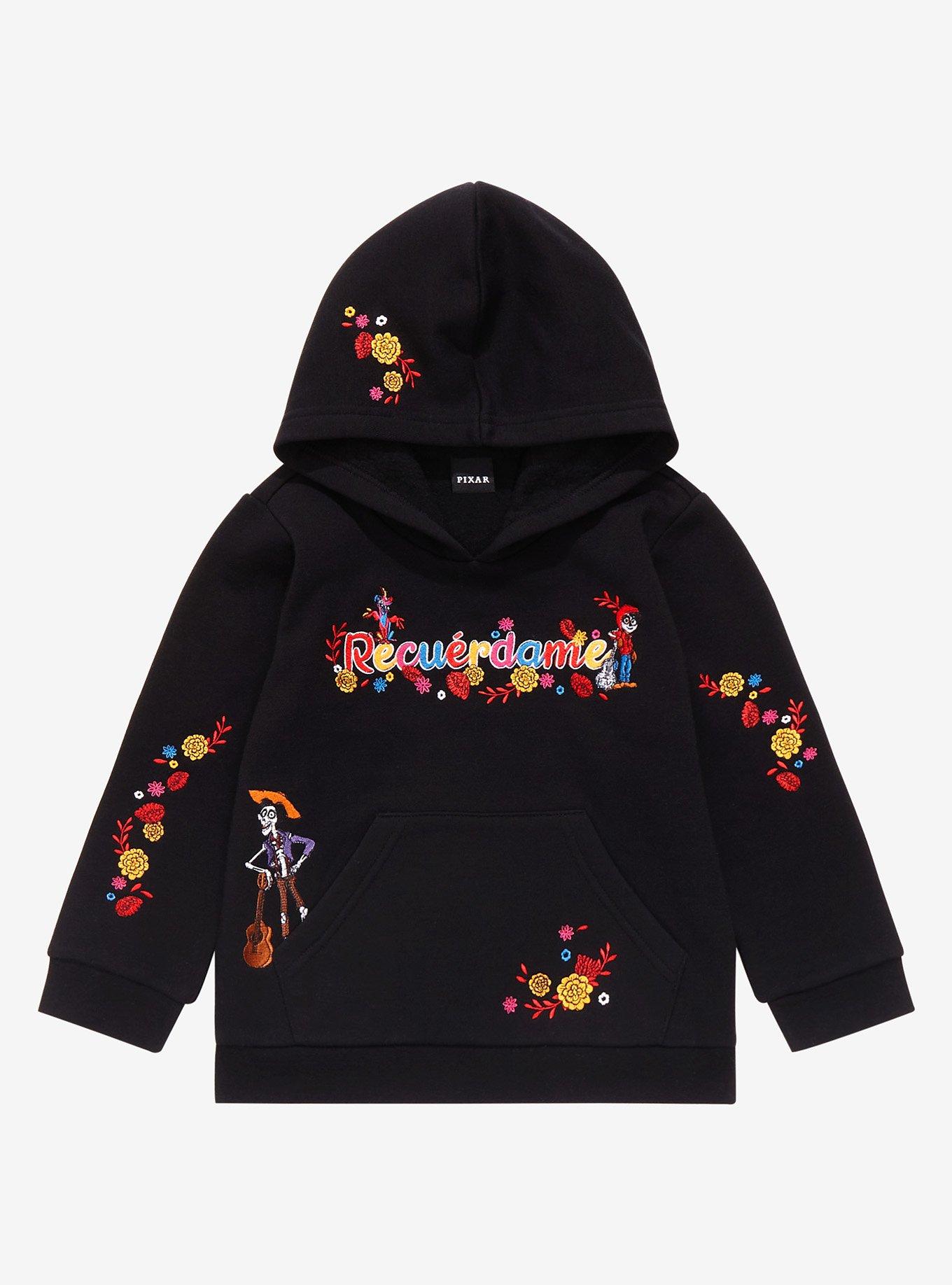 Disney Pixar Coco Hector & Miguel Floral Toddler Hoodie - BoxLunch ...