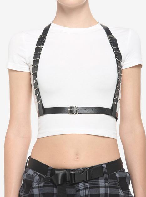 Faux Leather D-Ring Buckle Harness | Hot Topic