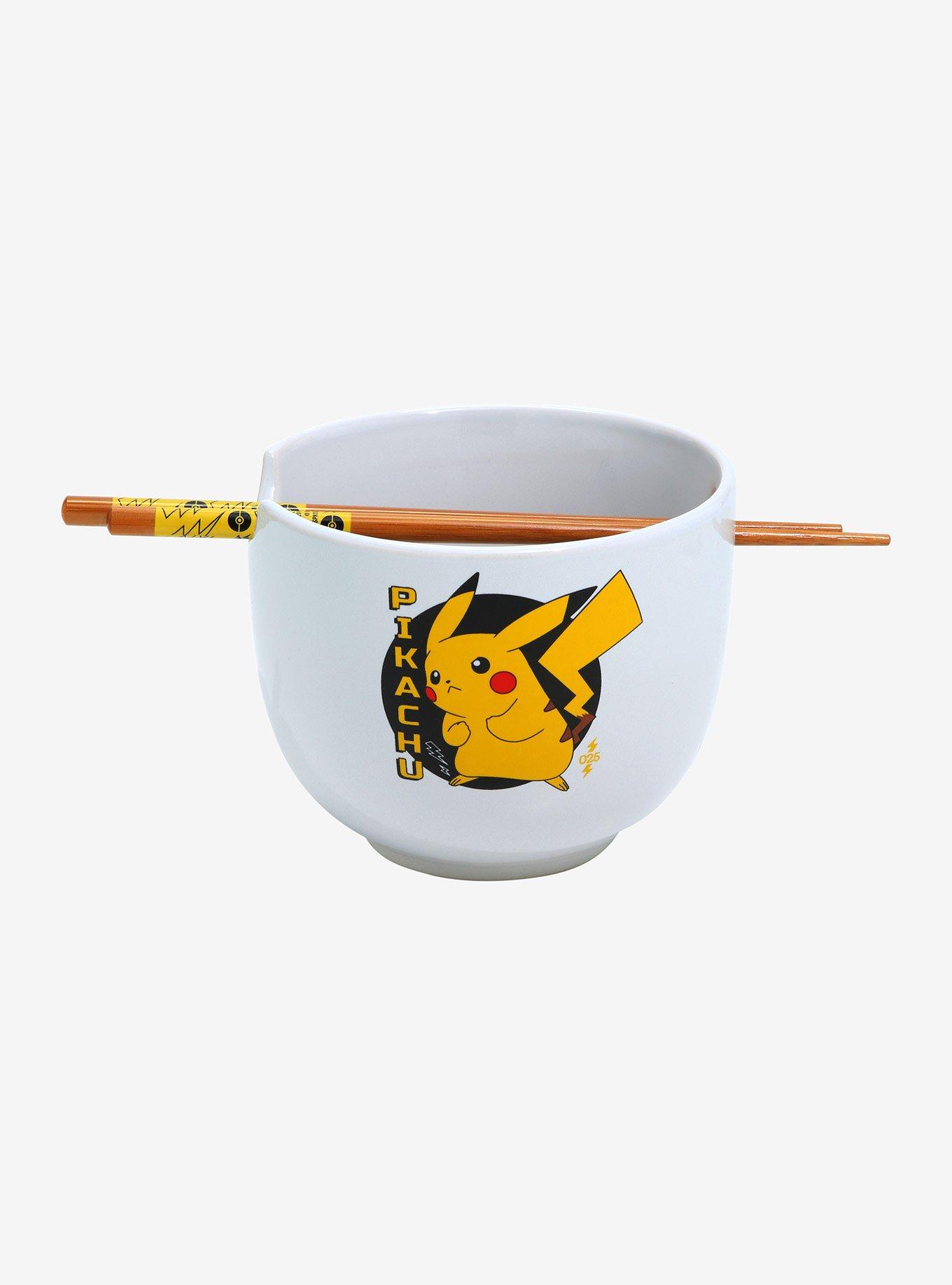 Pokemon Pikachu Ramen Bowl With Chopsticks | Hot Topic