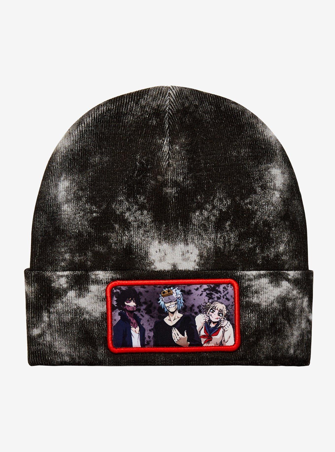 My Hero Academia Villain Trio Tie Dye Beanie Hot Topic