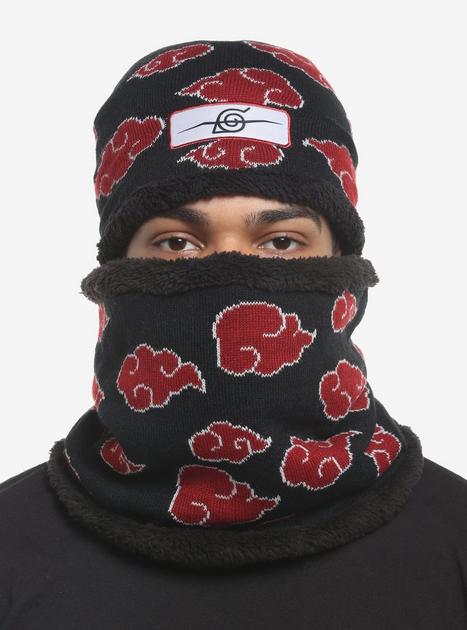 Naruto Shippuden Akatsuki Beanie & Scarf Set | Hot Topic