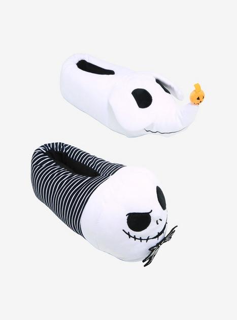 The Nightmare Before Christmas Jack Zero Plush Slippers Hot Topic
