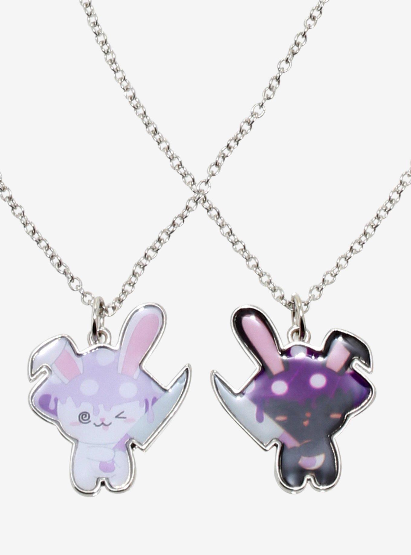 Weapon Bunny Best Friend Necklace Set | Hot Topic