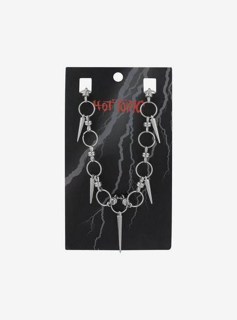 O-Ring Spike Chain Necklace | Hot Topic