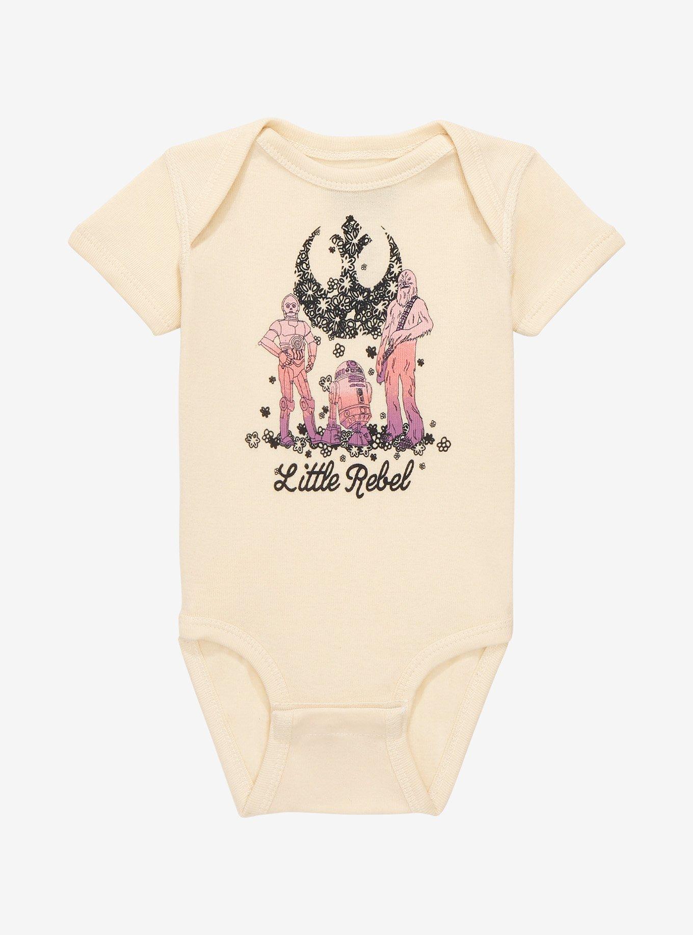 Our Universe Star Wars Trio Little Rebel Floral Infant One-Piece ...