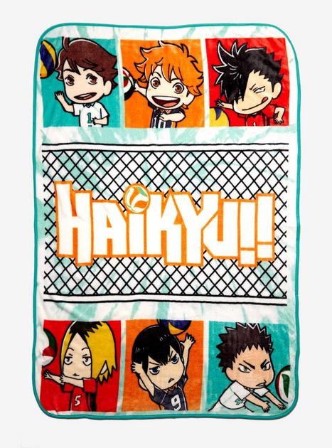 Haikyu!! Chibi Team Throw Blanket | Hot Topic
