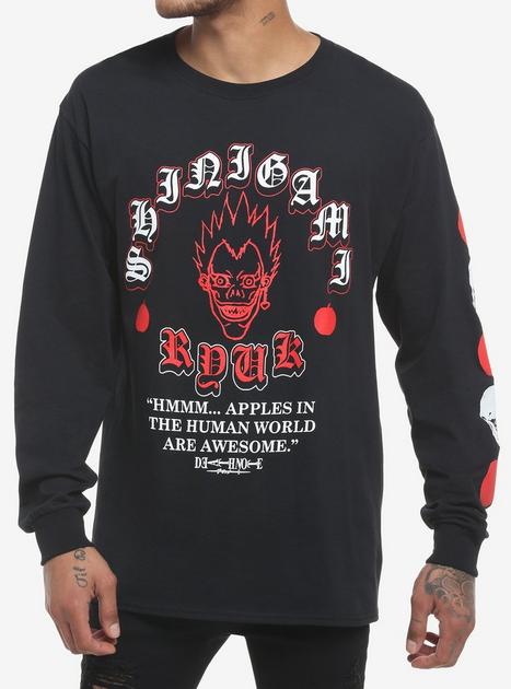 Death Note Shinigami Apples Long-Sleeve T-Shirt | Hot Topic