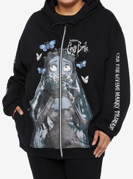 Corpse Bride Moths Girls Hoodie Plus Size | Hot Topic